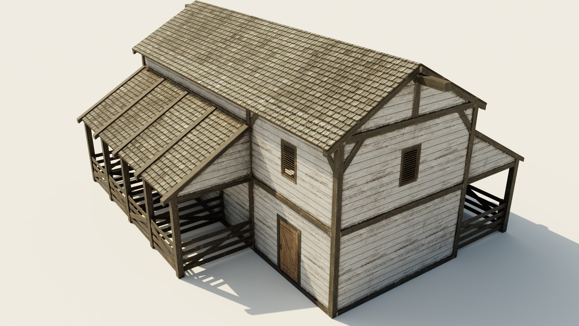 3D Model Medieval Stable - TurboSquid 1509787