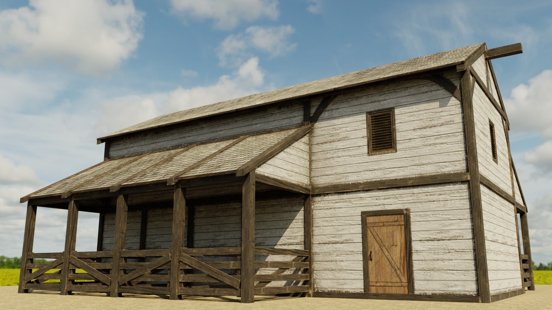 3D Model Medieval Stable - TurboSquid 1509787