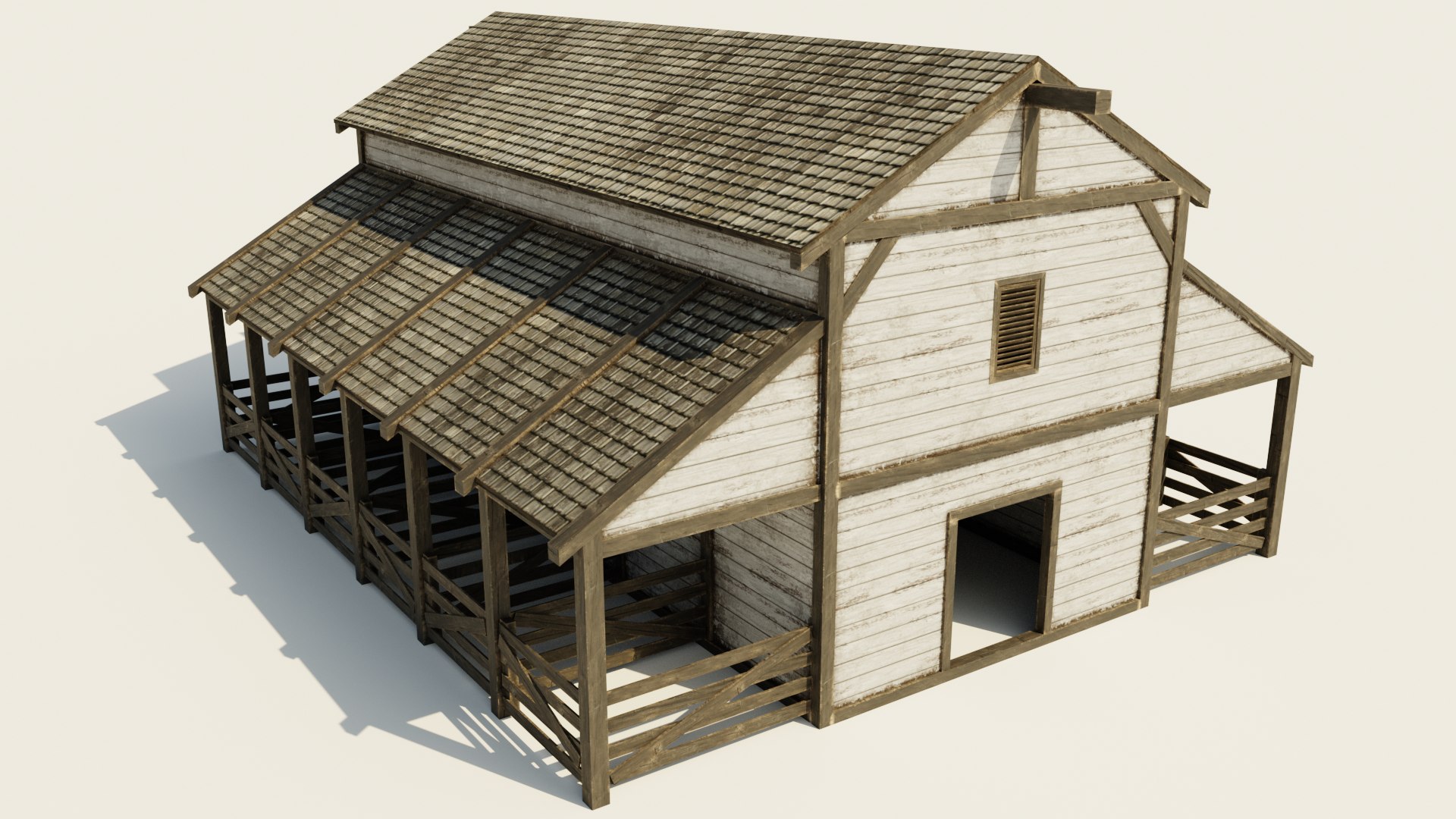 3D Model Medieval Stable - TurboSquid 1509787