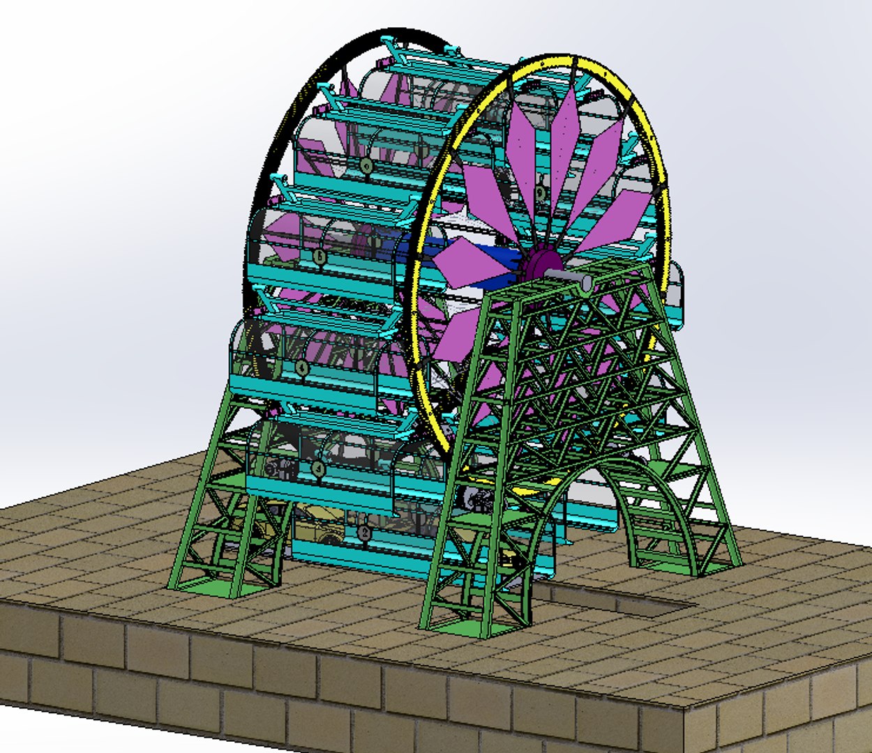 3D Automated Three-dimensional Garage Model - TurboSquid 1518801