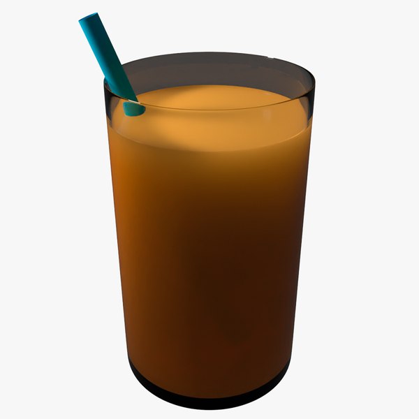 Realistic Orange Juice model - TurboSquid 1841099