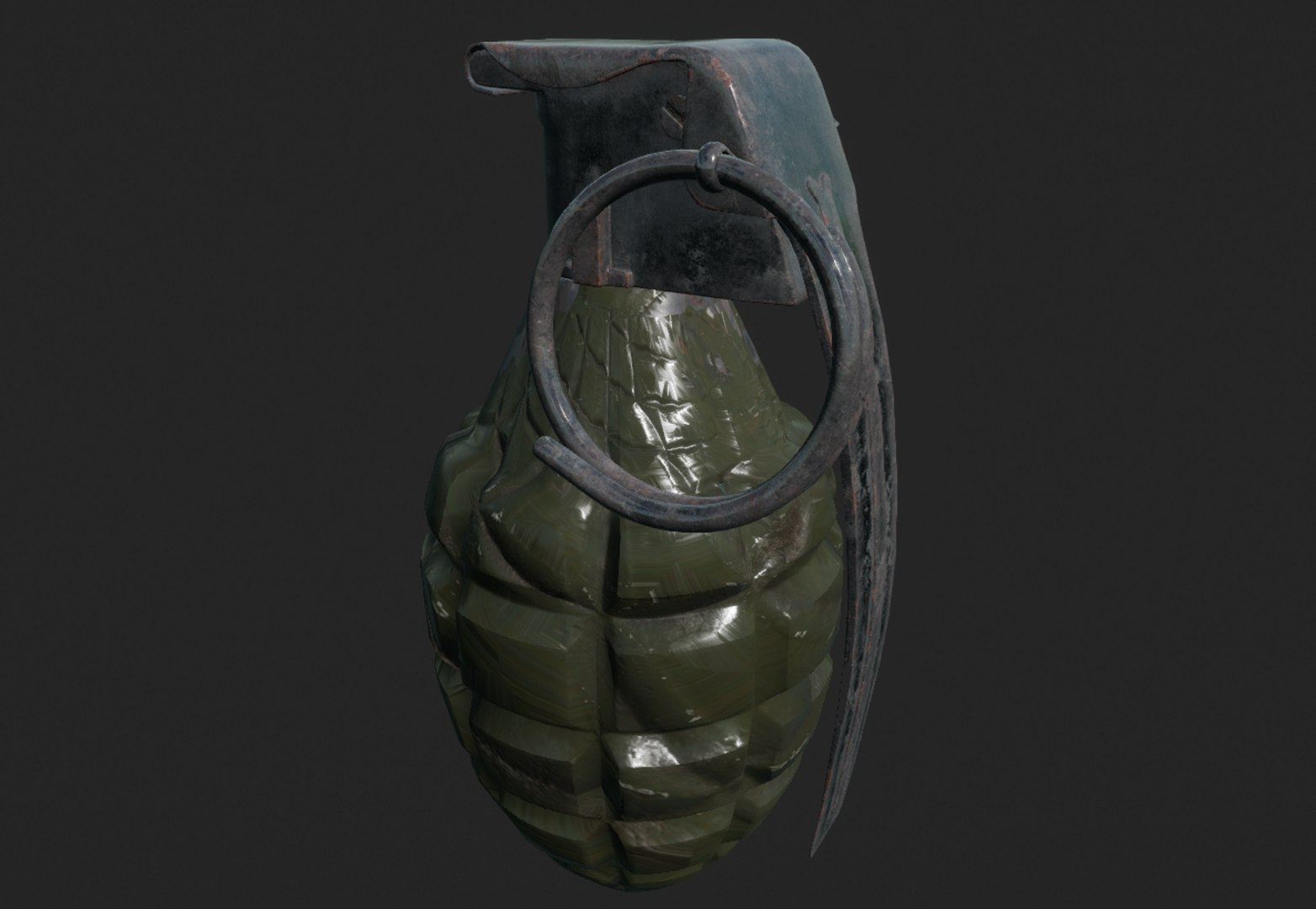 Mk 2 grenade 3D model - TurboSquid 1560404