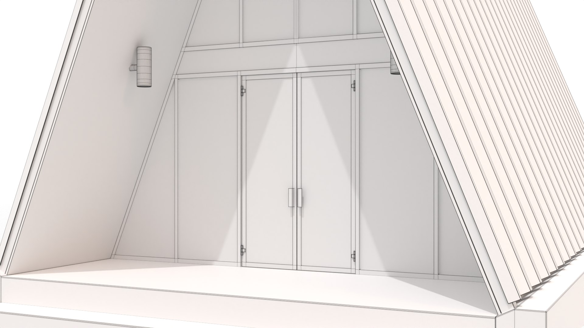 A-Frame Cabin 3D Model - TurboSquid 2316095