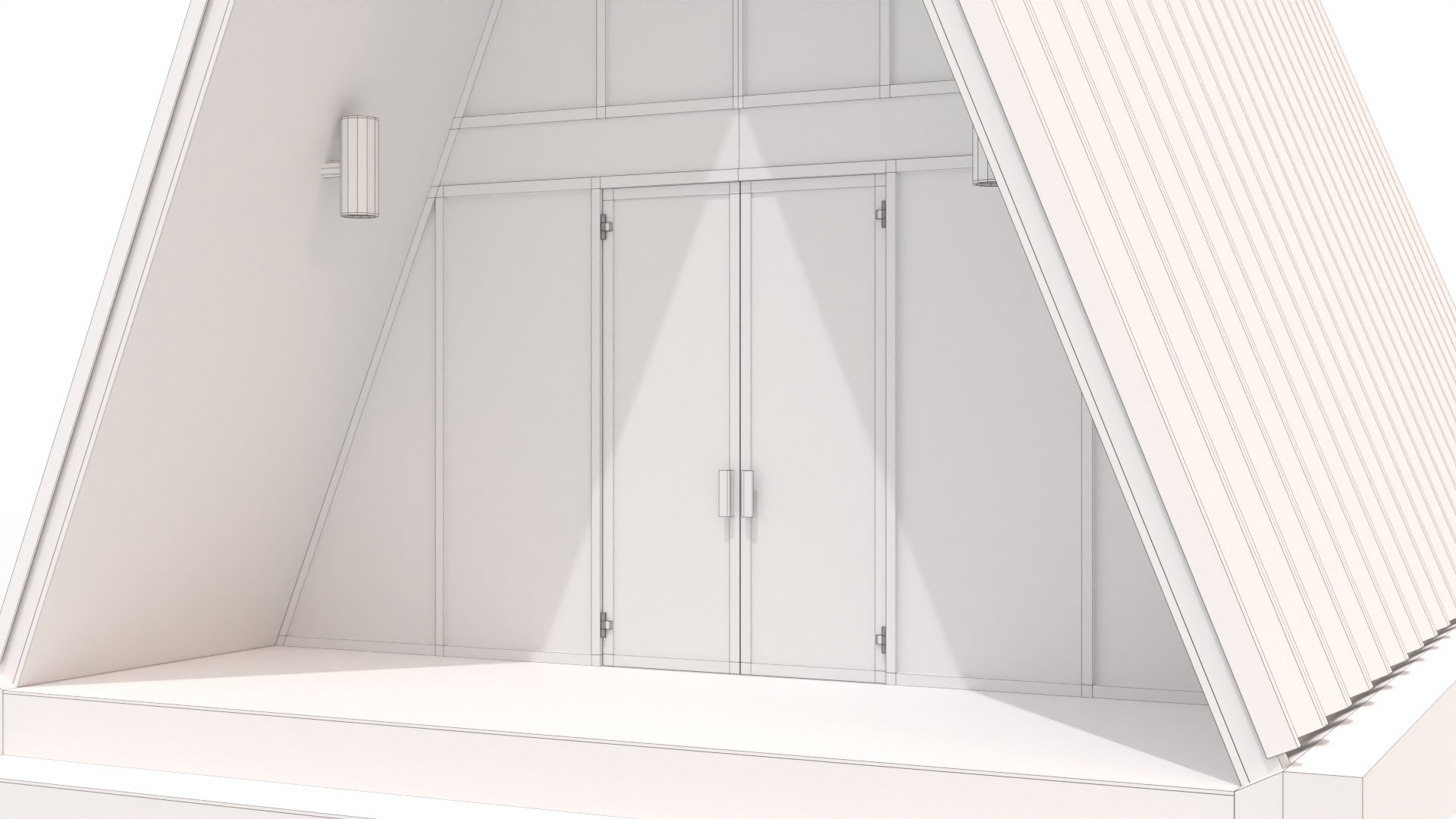 A-Frame Cabin 3D Model - TurboSquid 2316095