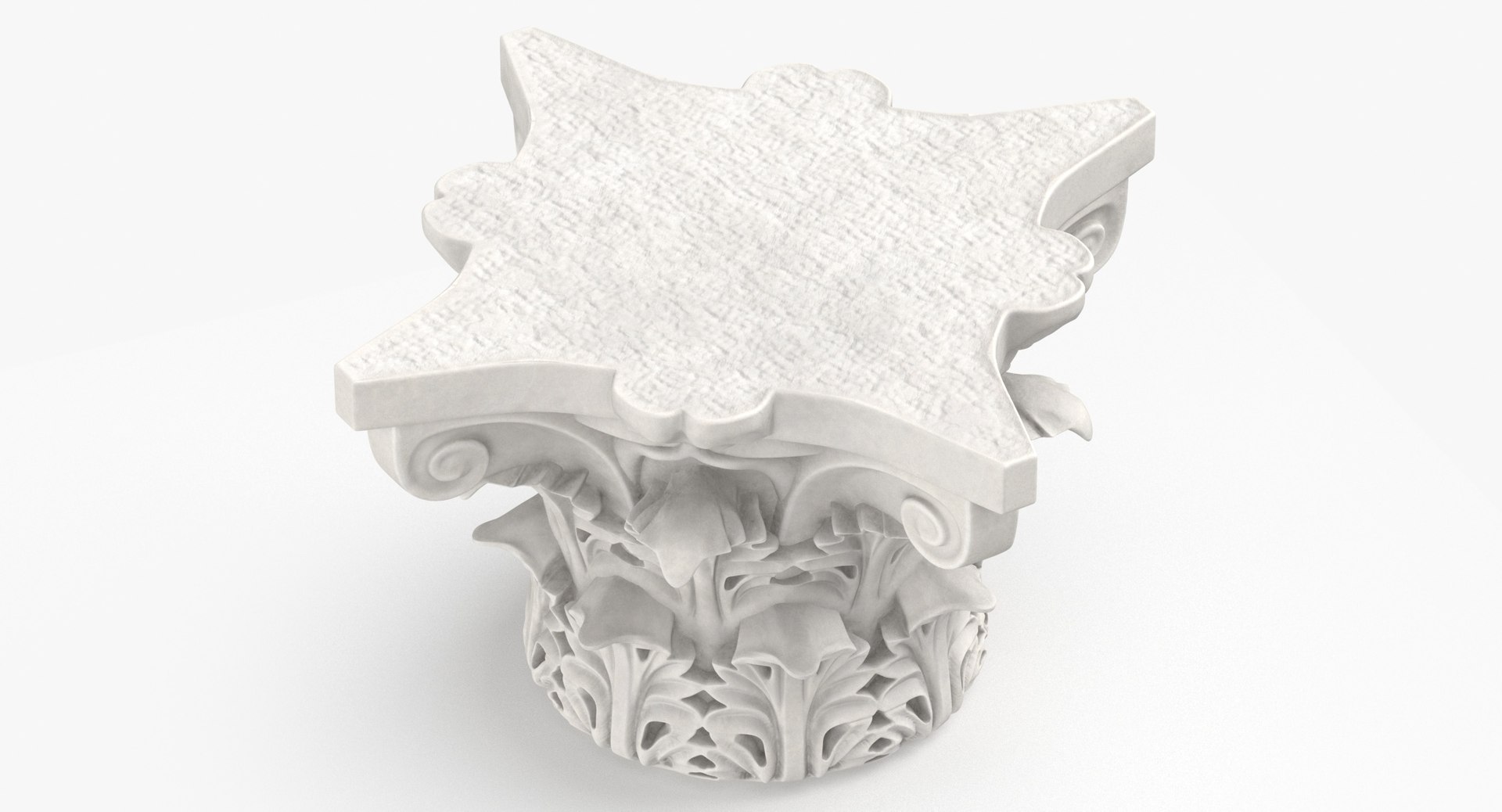 Roman Corinthian Column Capital 3D model - TurboSquid 2155880