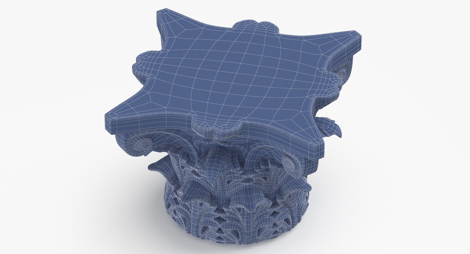 Roman Corinthian Column Capital 3D model - TurboSquid 2155880