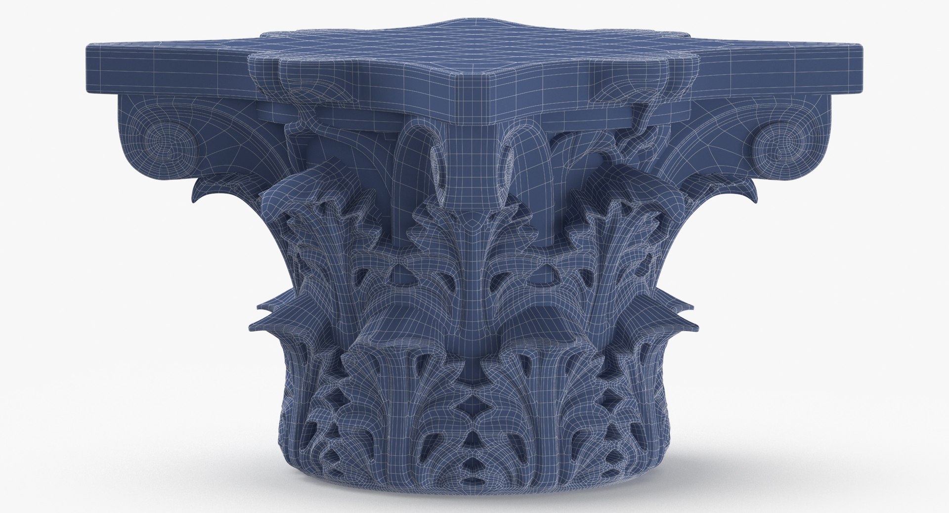 Roman Corinthian Column Capital 3D model - TurboSquid 2155880