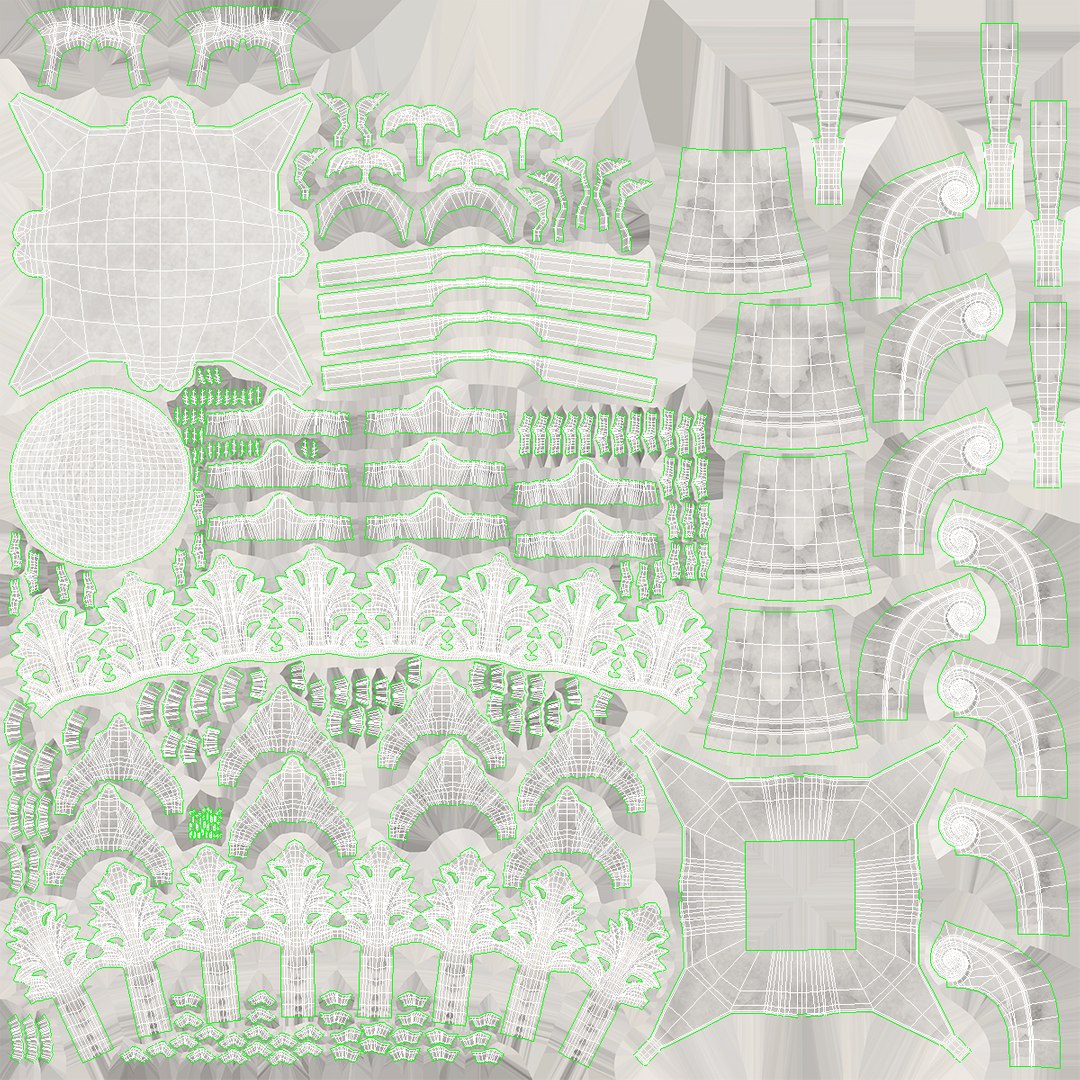 Roman Corinthian Column Capital 3D model - TurboSquid 2155880