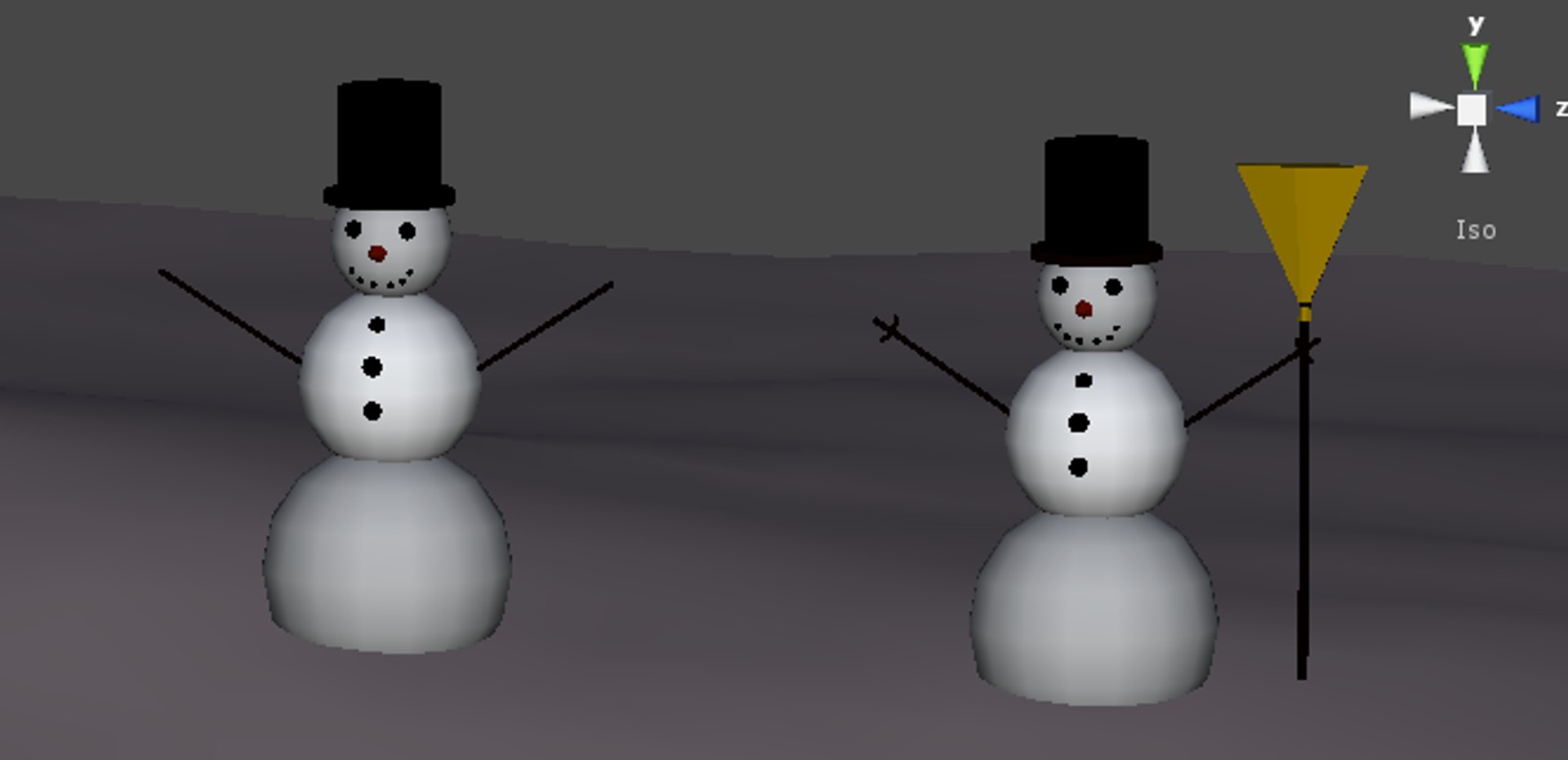3ds Max Snowmen Snowman Snow