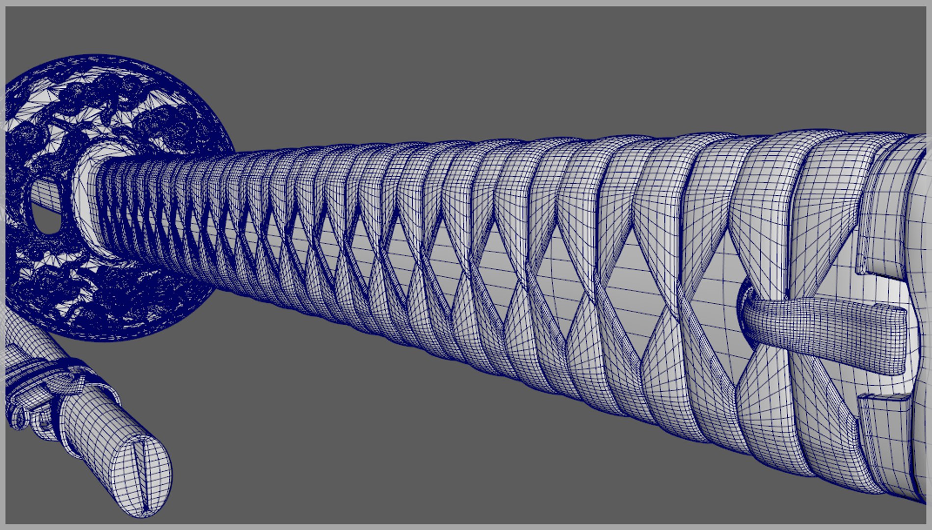 3D Katana Sword Samurai - TurboSquid 1603316