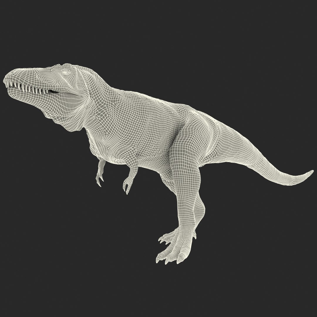 3d tarbosaurus pose 1 model