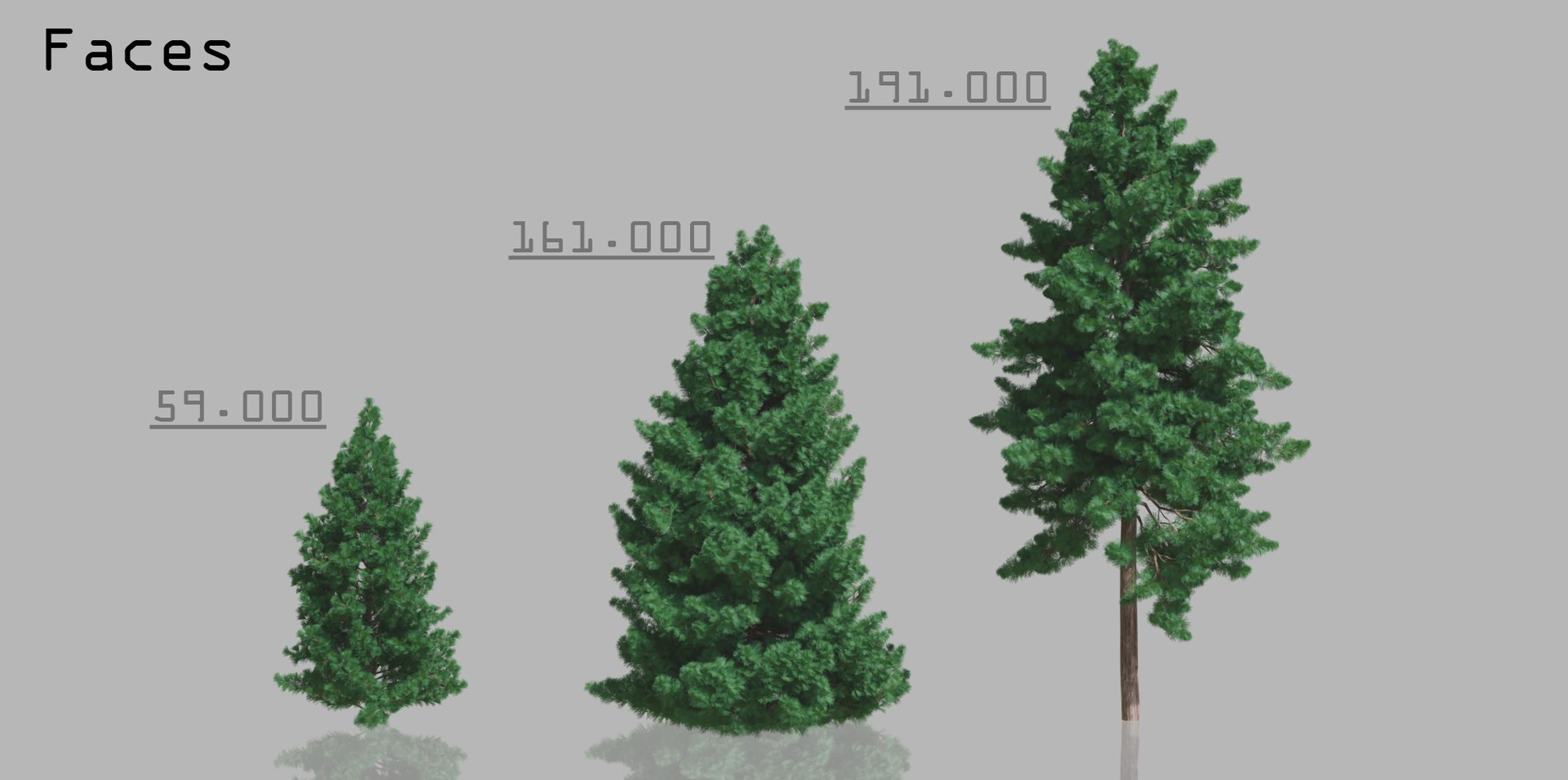 3D Pack Pine Trees Nature Model - TurboSquid 1456019