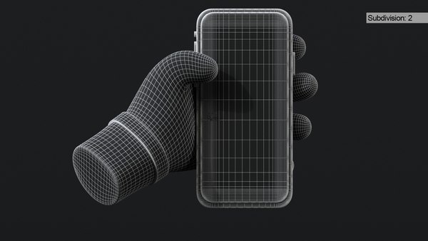 Hand phone wrist anatomy model - TurboSquid 1690634