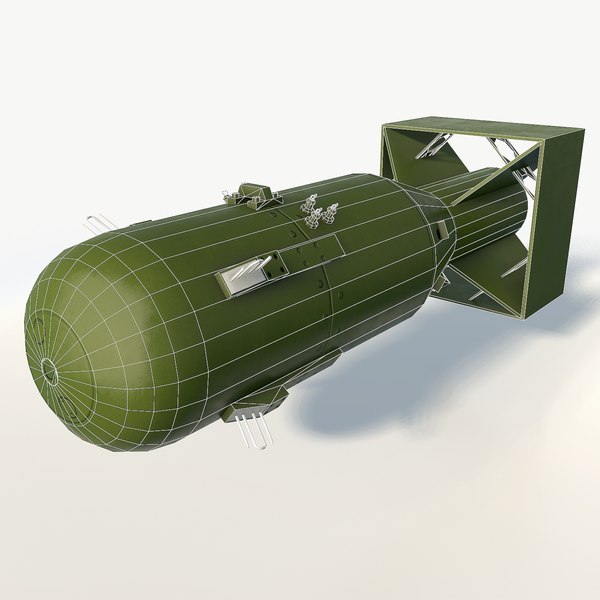 3d nuclear bomb little boy model