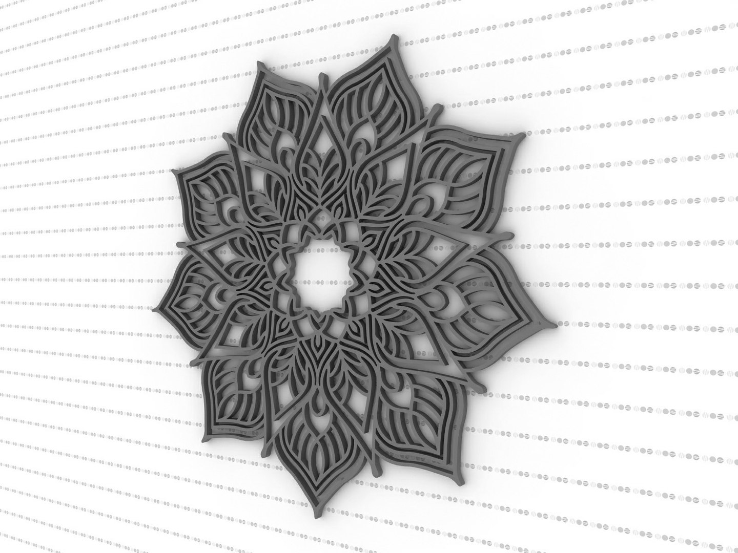 3D Mandala Cnc Model - TurboSquid 1583268