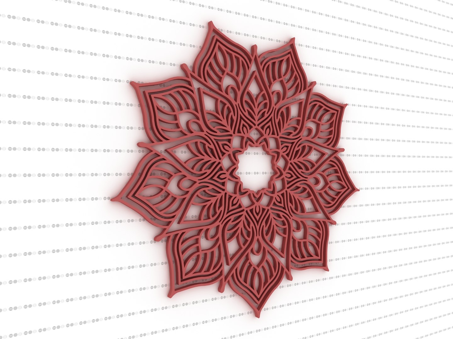 3D Mandala Cnc Model - TurboSquid 1583268