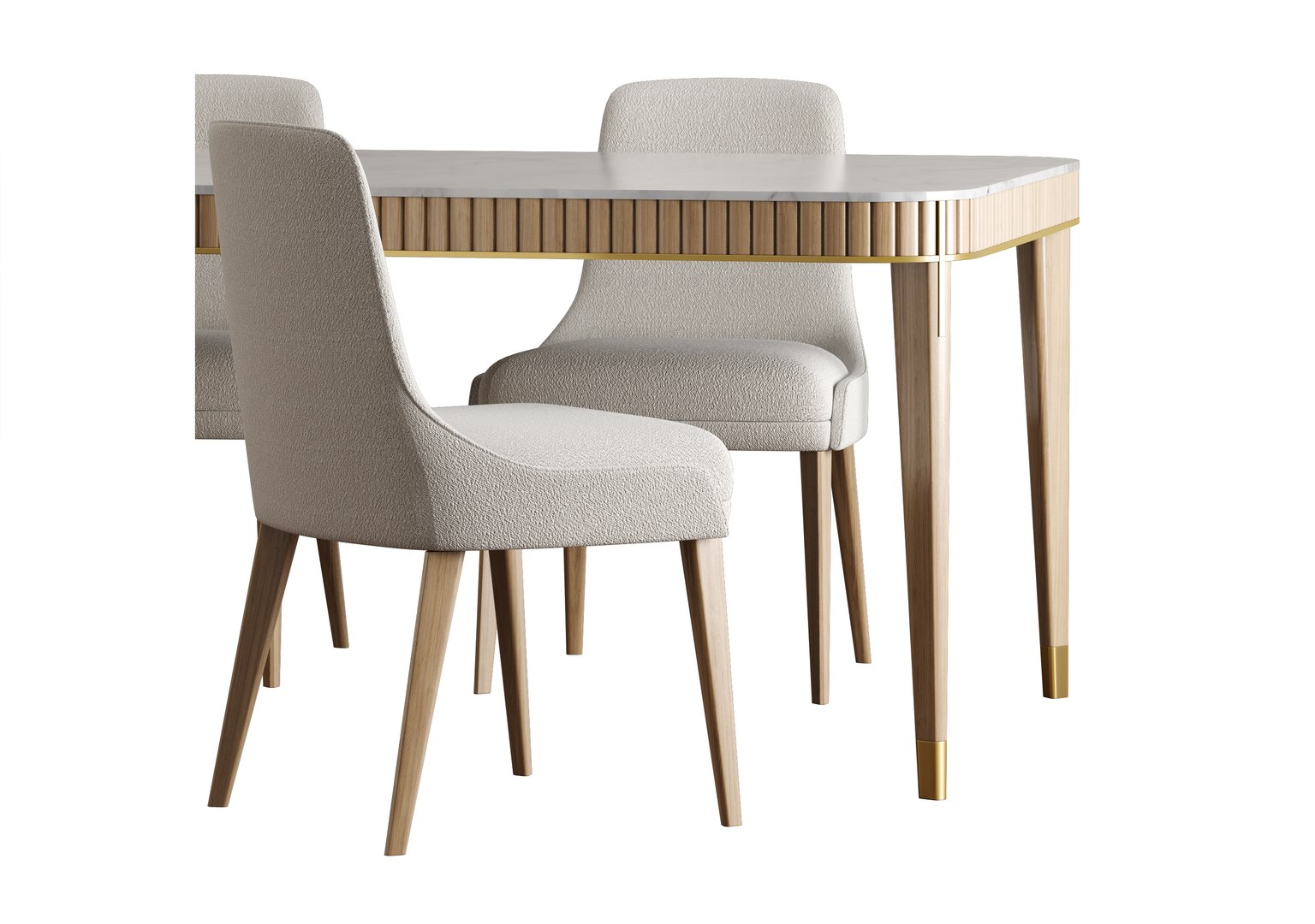 3D Roche Bobois Eden-rock Dining Set - TurboSquid 2206502