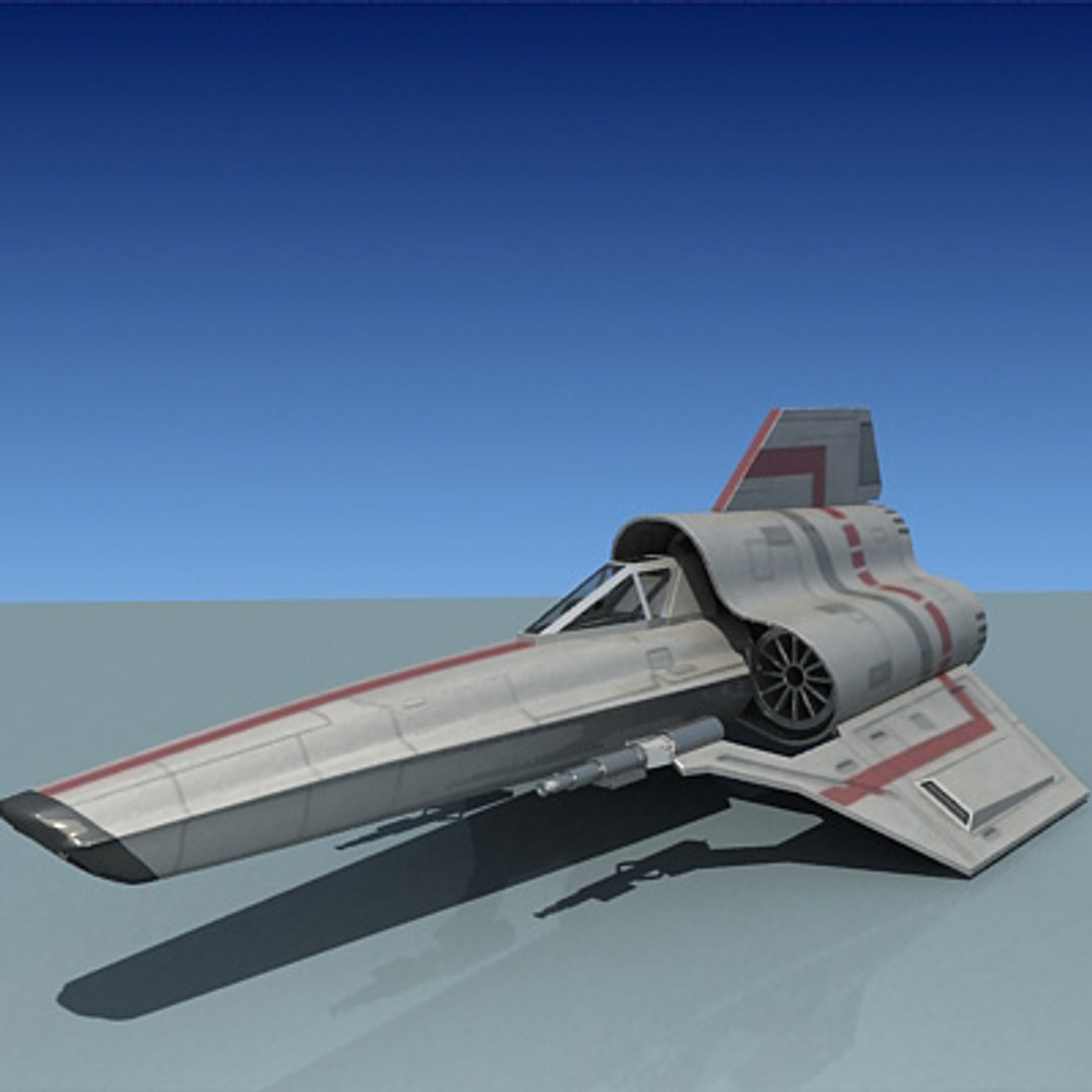 viper fighter 3d max