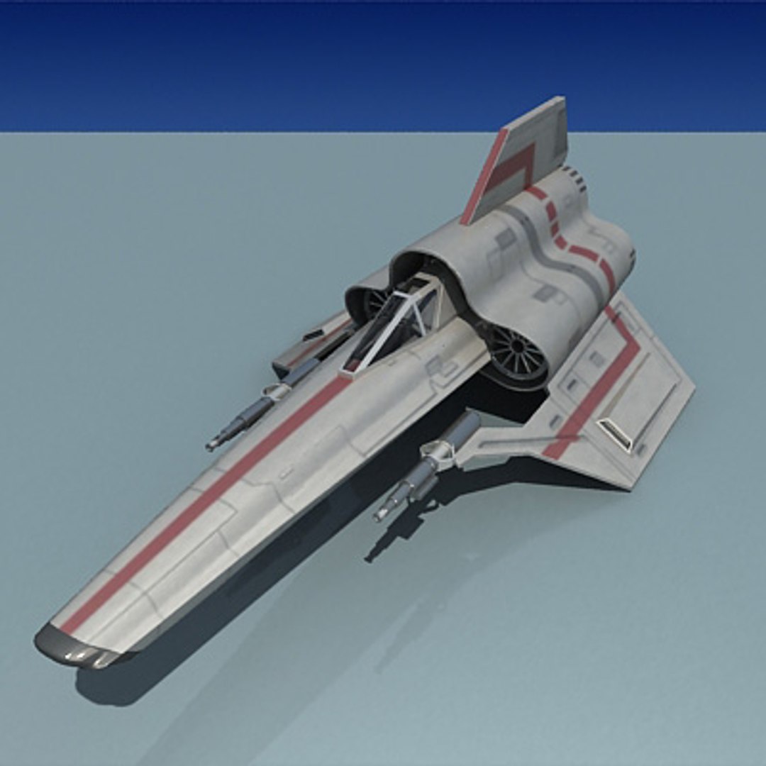 viper fighter 3d max