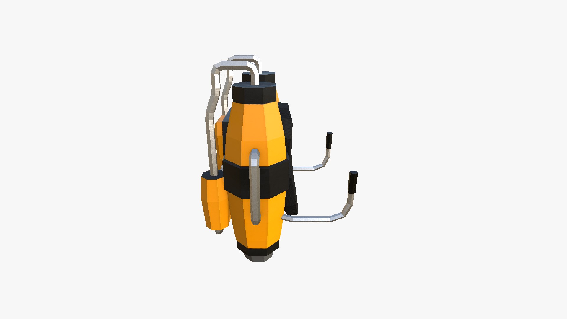 3D Jetpack Low Poly J01 - SciFi Character Design - TurboSquid 2256415