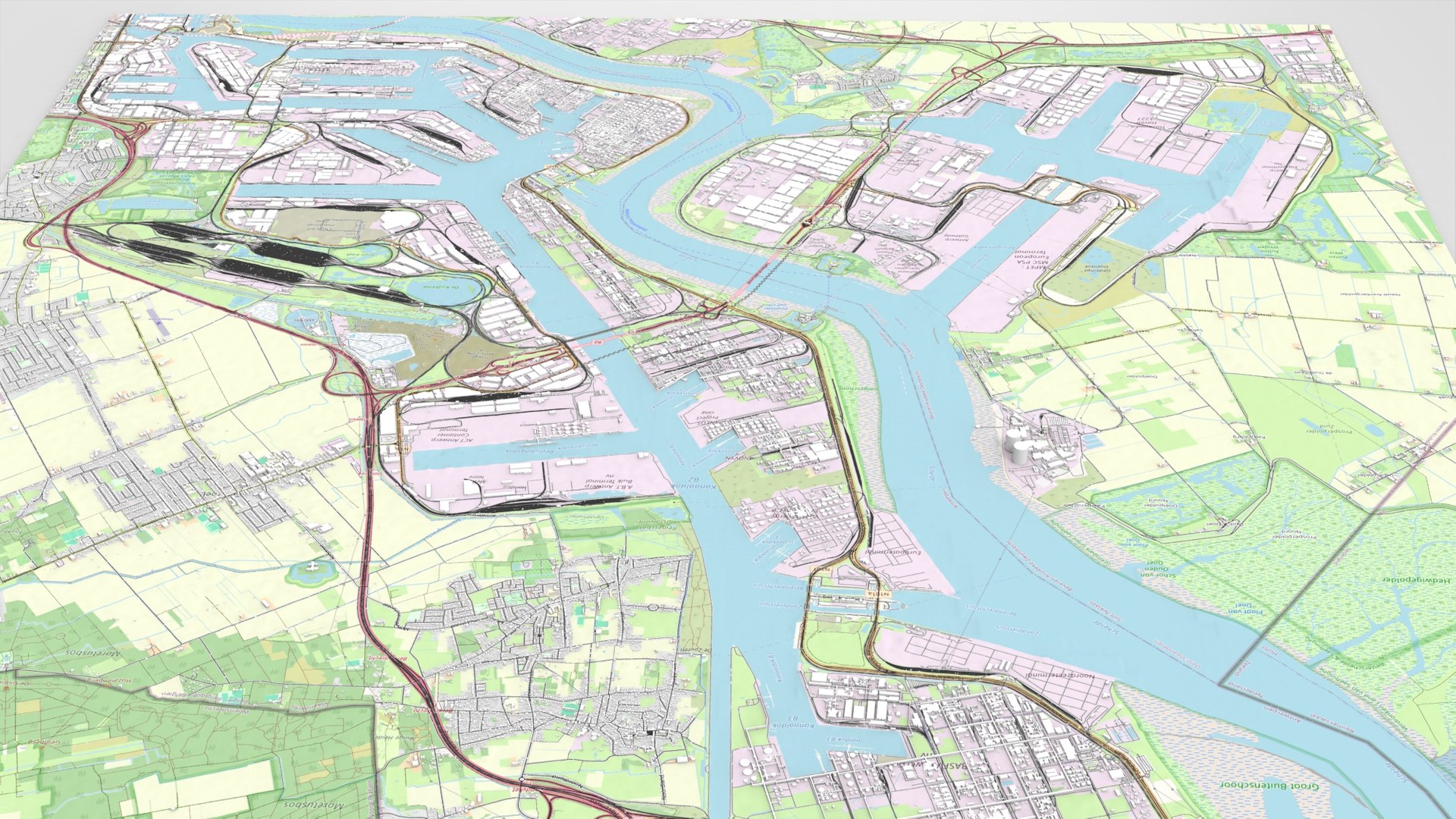 Port Of Antwerpen Belgium 3D Model - TurboSquid 2416745