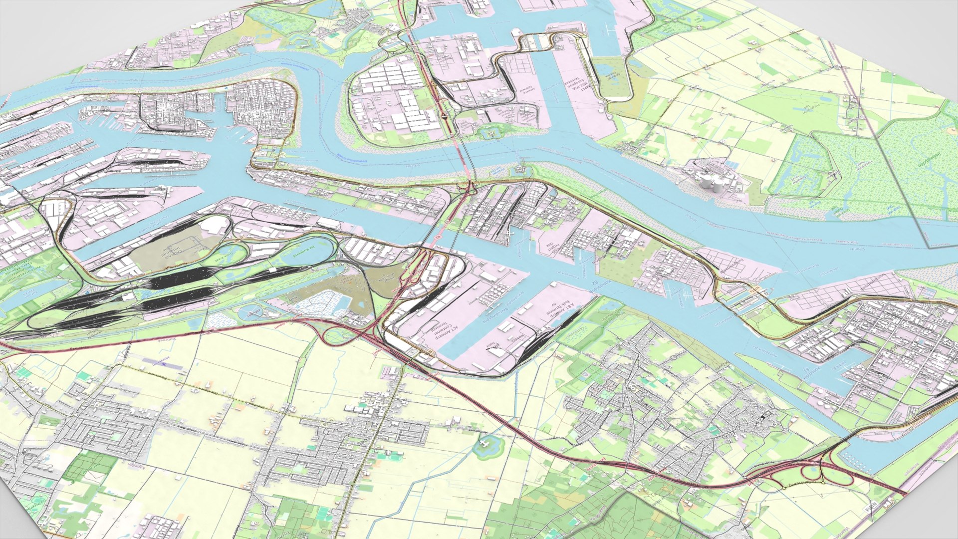 Port Of Antwerpen Belgium 3D Model - TurboSquid 2416745