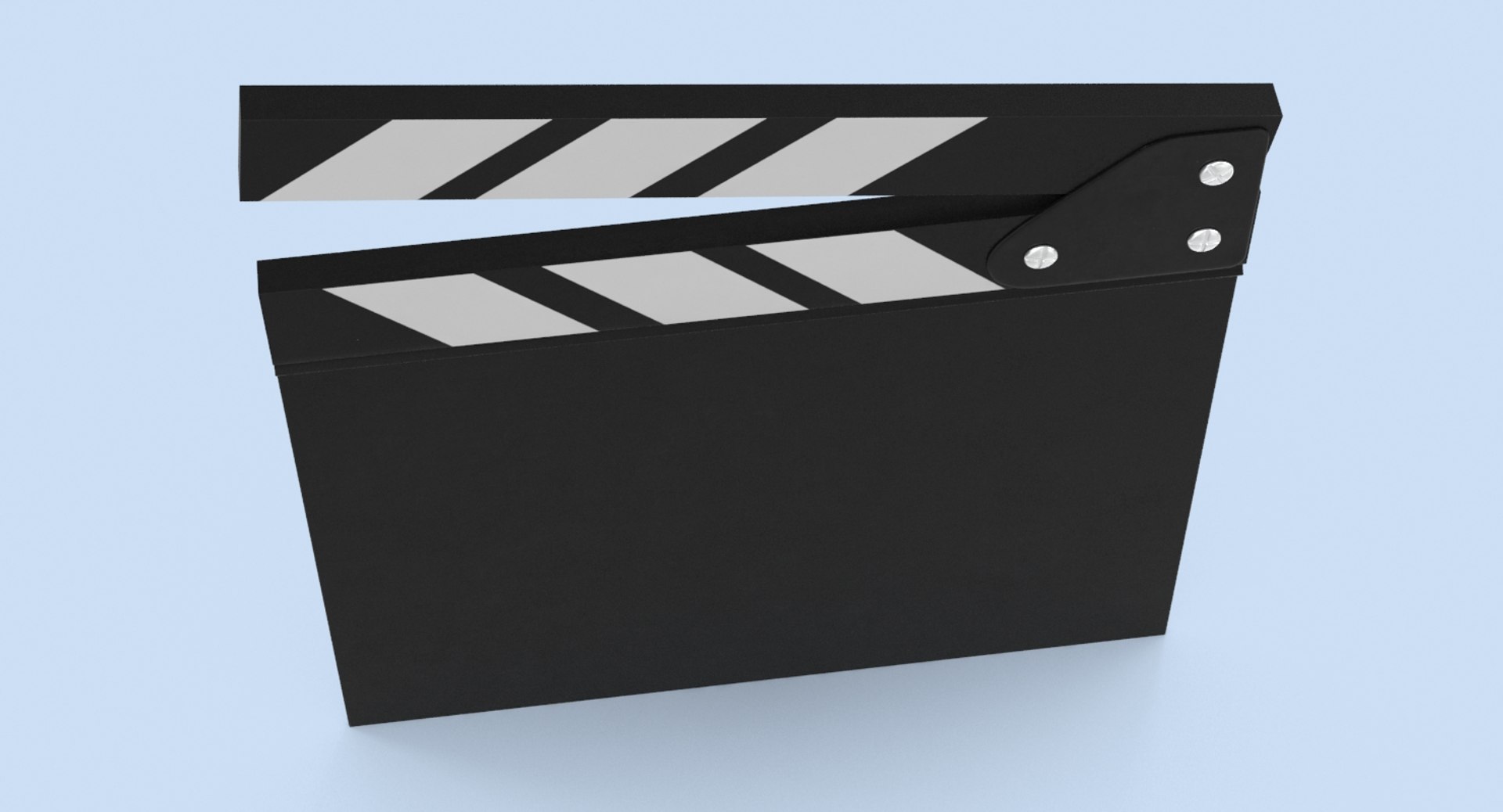 3d Film Slate Model