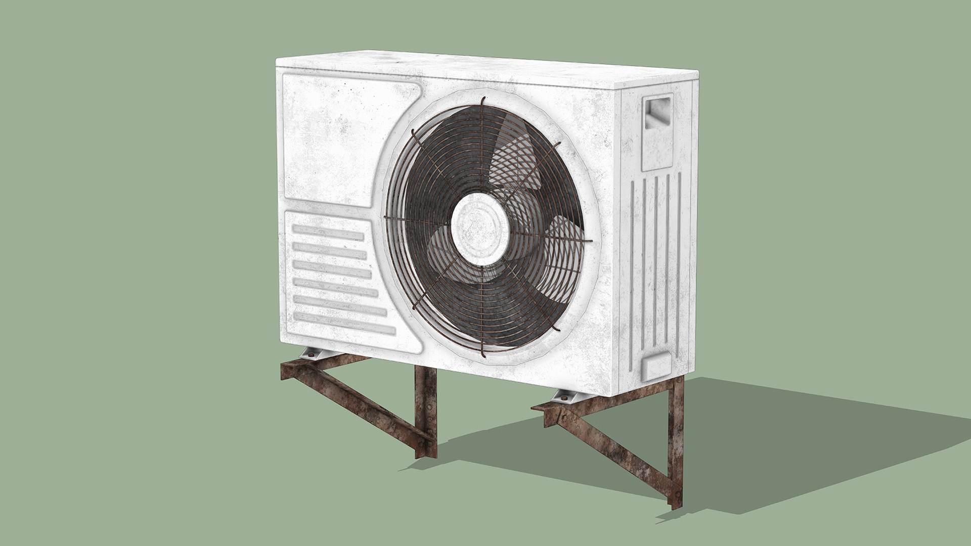 3D Outdoor Air Conditioning Unit Model - TurboSquid 2430057
