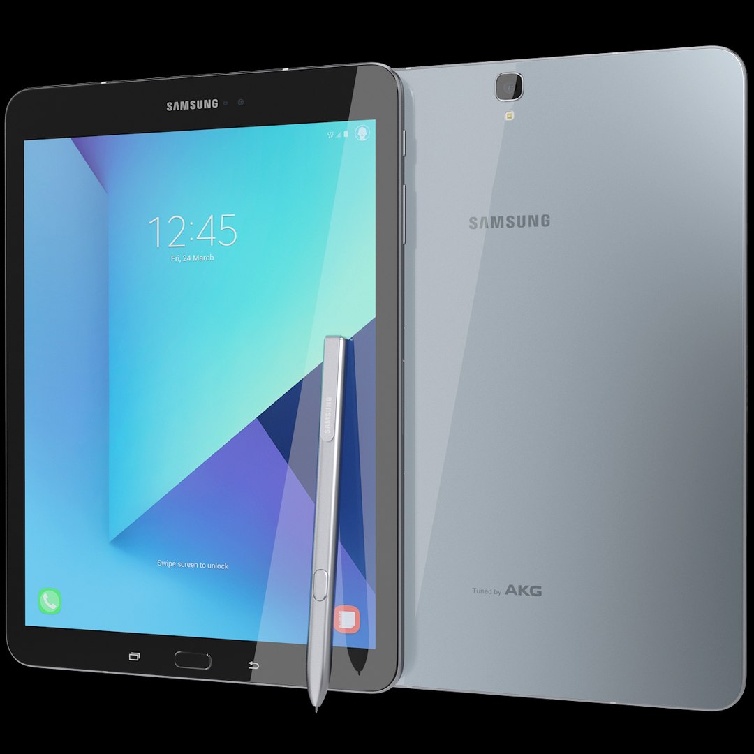 realistic samsung galaxy tab 3d model