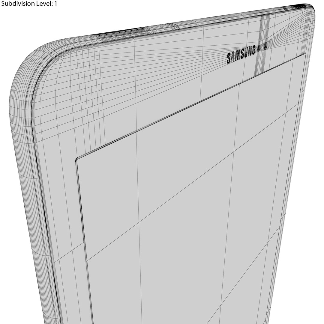 realistic samsung galaxy tab 3d model