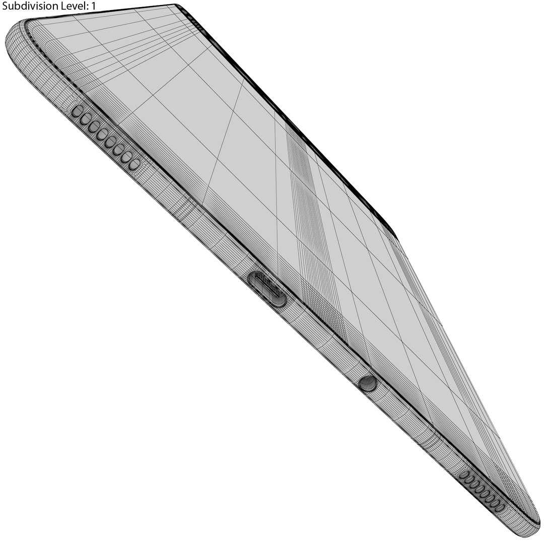realistic samsung galaxy tab 3d model