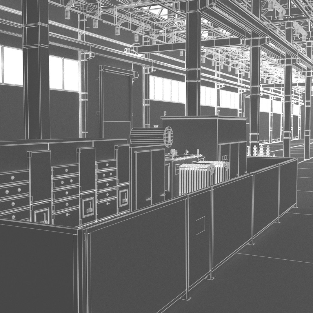 Industrial Plant Units 3D Model - TurboSquid 1199182