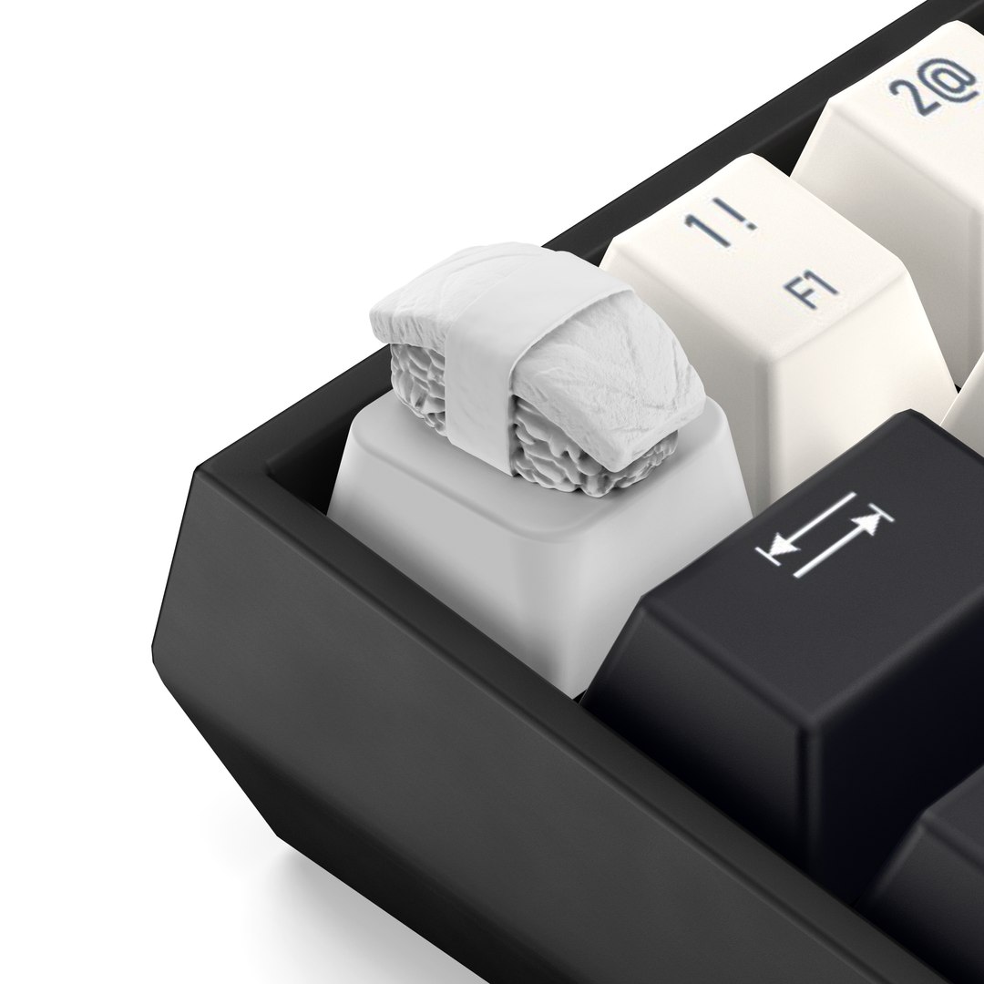 3D Nigiri Sushi Keycap For Mechanical Keyboard 3D Print Model ...