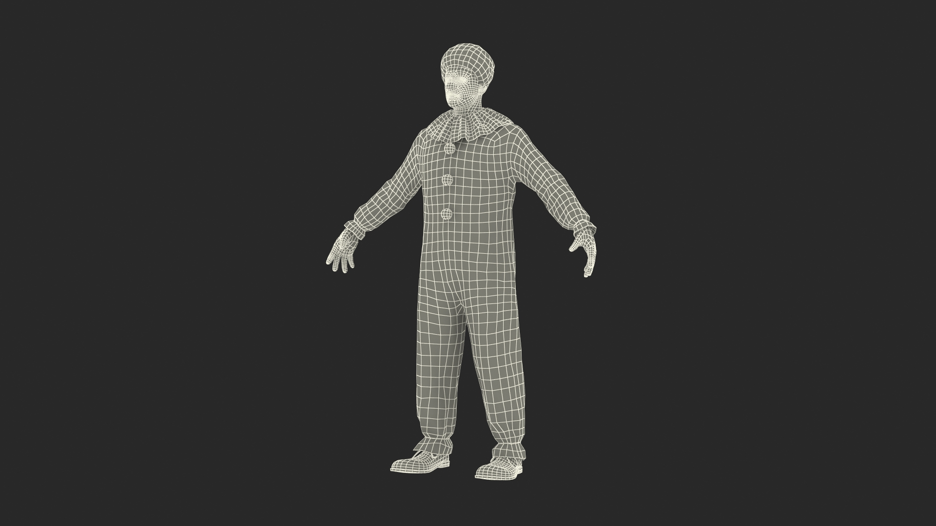 3D Funny Clown Costume Rigged - TurboSquid 1601969