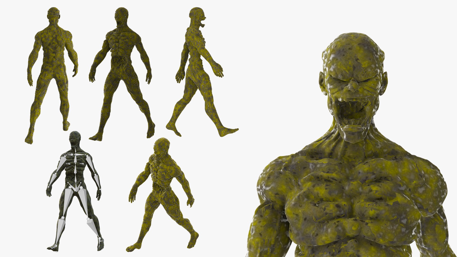 modelo 3d Lázaro inmortal Terminator Zombie - TurboSquid 2531400