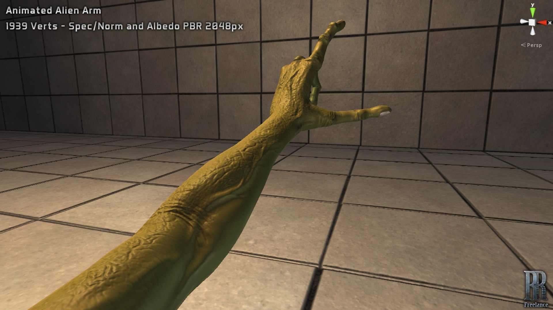 Alien Arm Animations Fbx