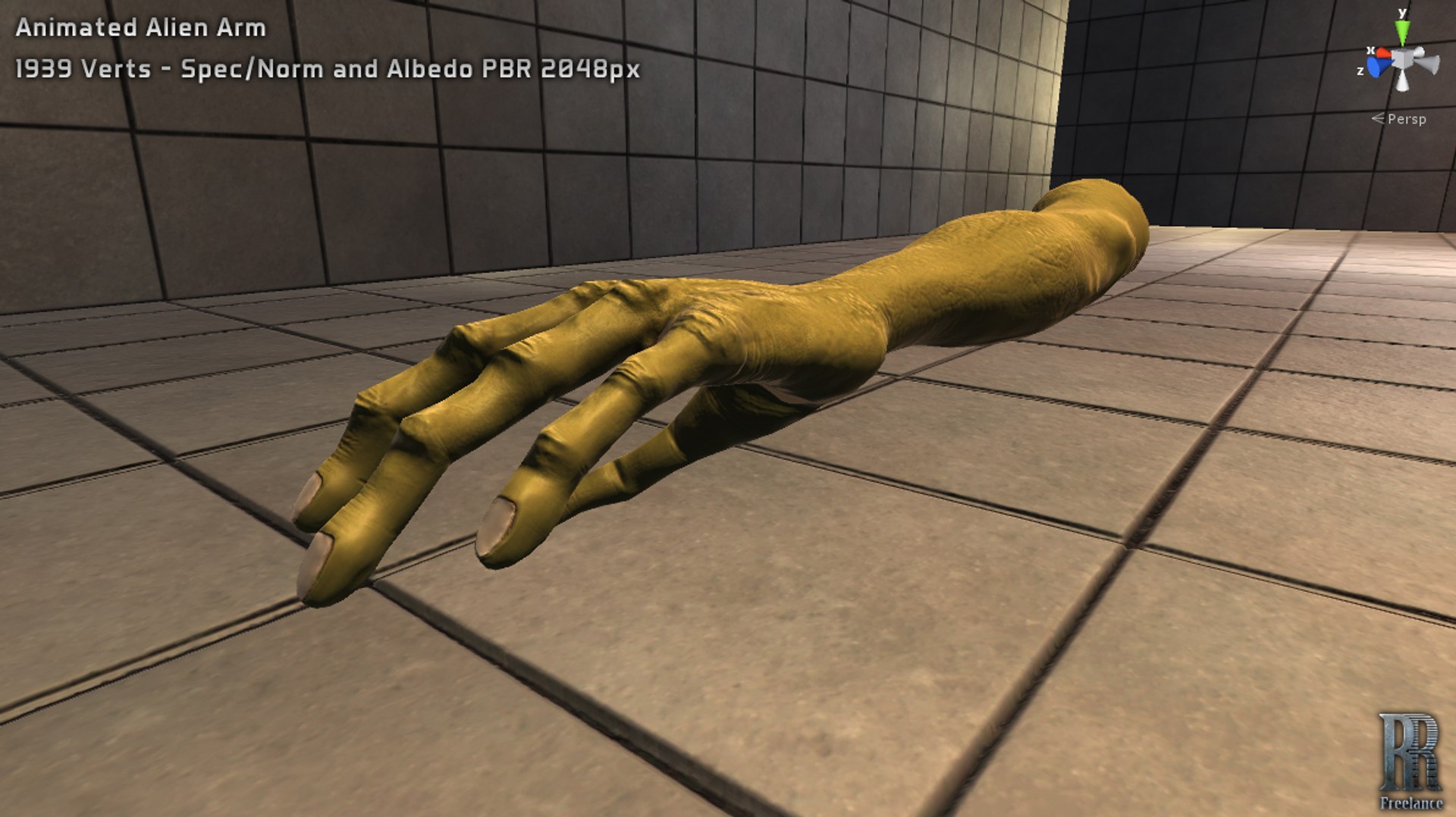 Alien Arm Animations Fbx