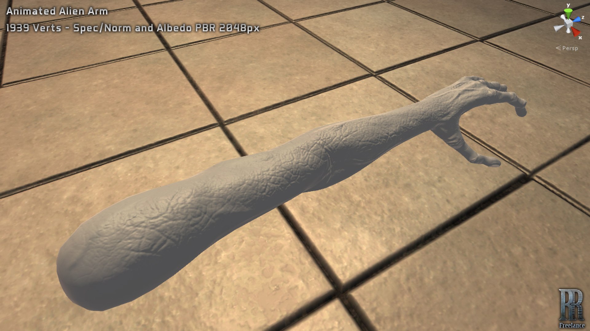 Alien Arm Animations Fbx