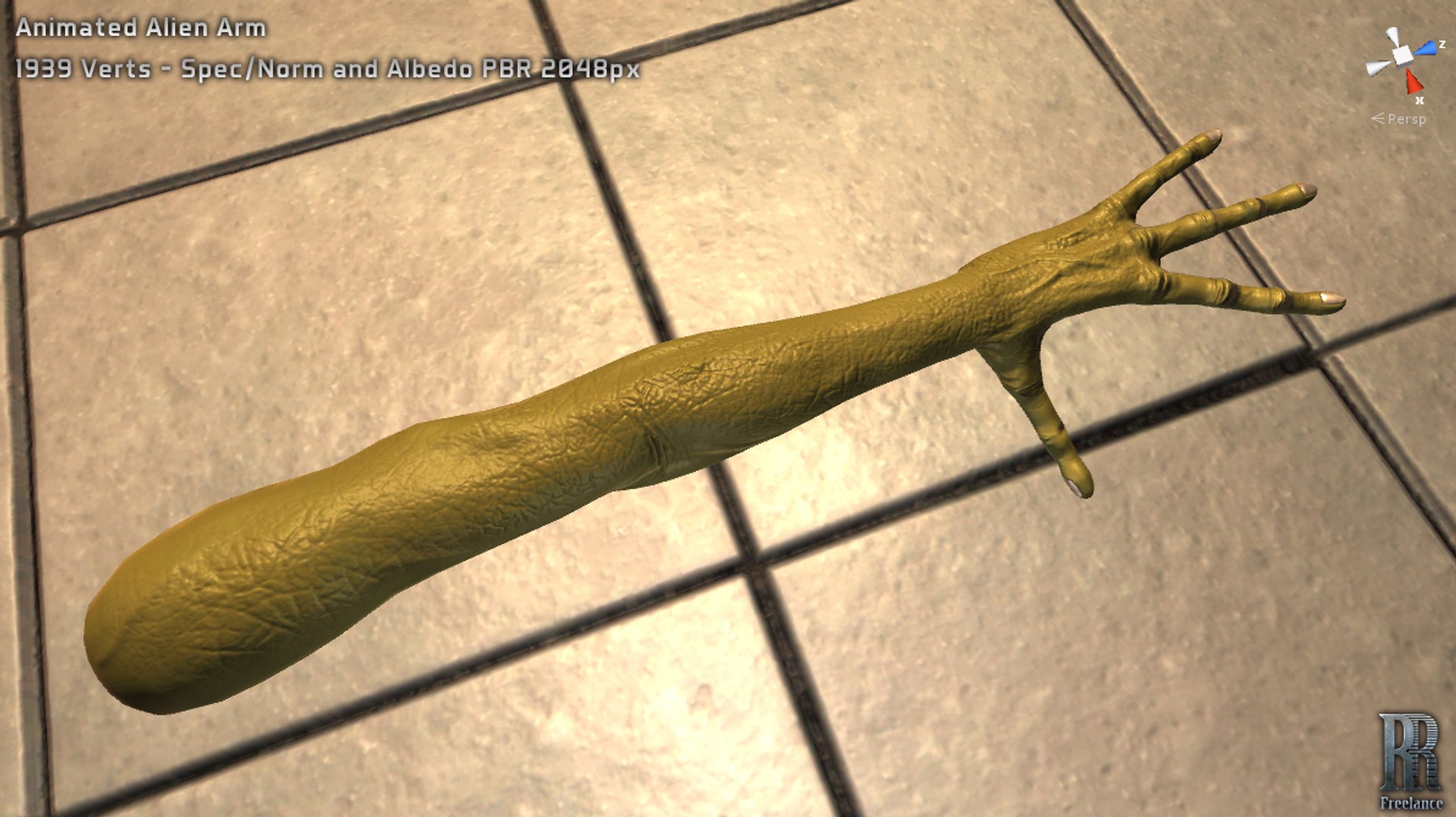 Alien Arm Animations Fbx