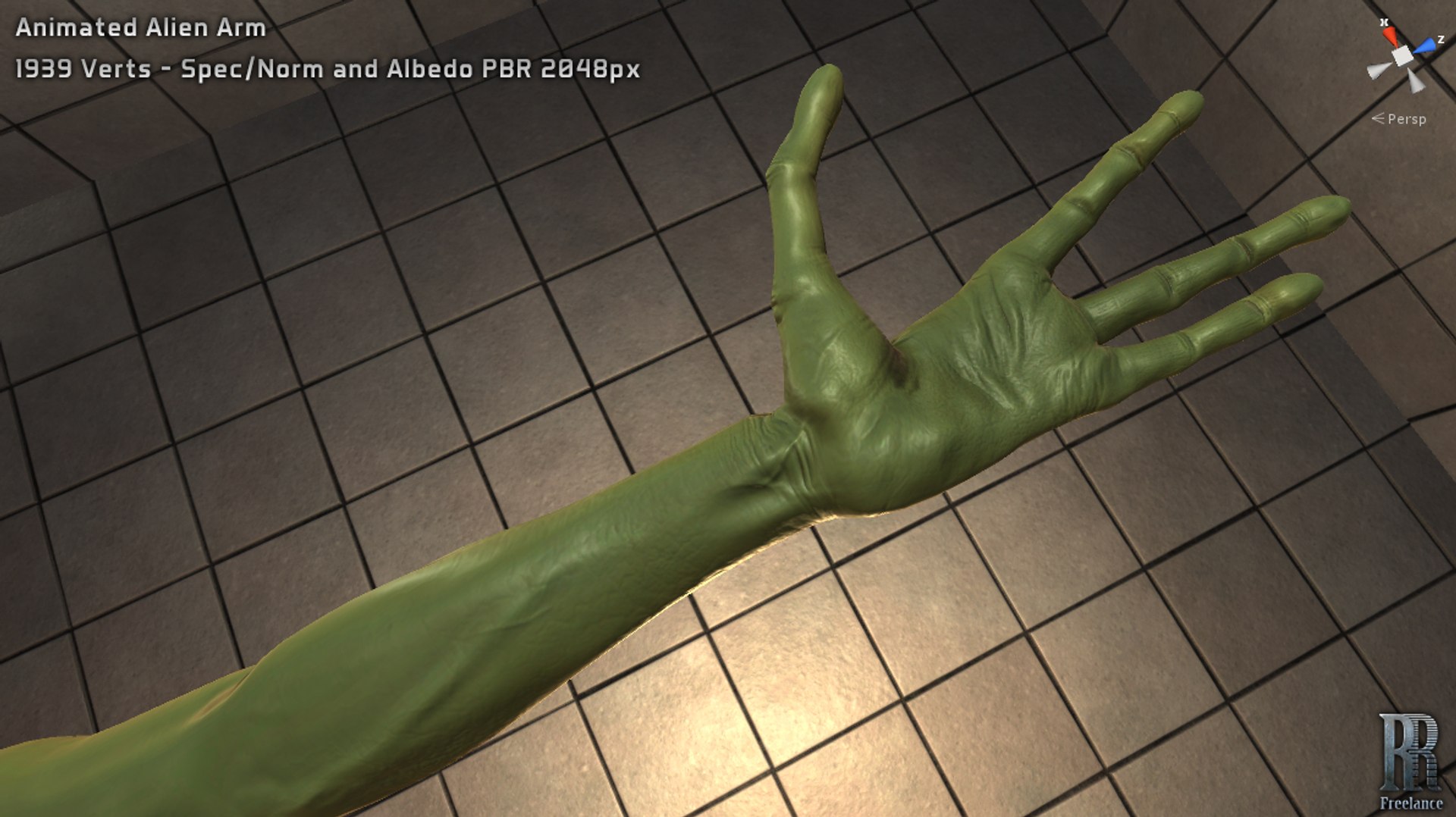 Alien Arm Animations Fbx