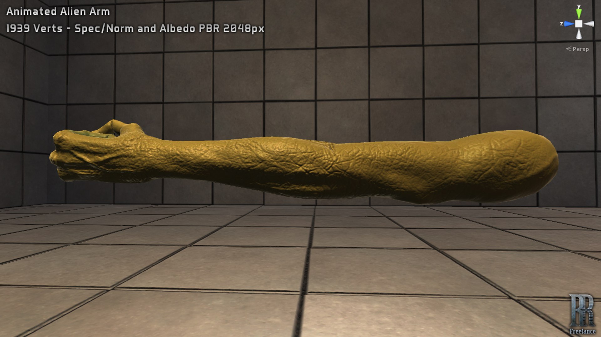 Alien Arm Animations Fbx