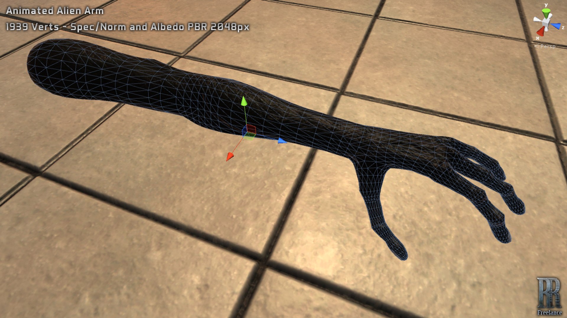 Alien Arm Animations Fbx