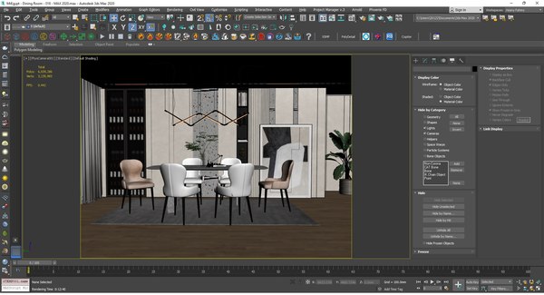 Dining Room - 018 Modelo 3D - TurboSquid 1964277