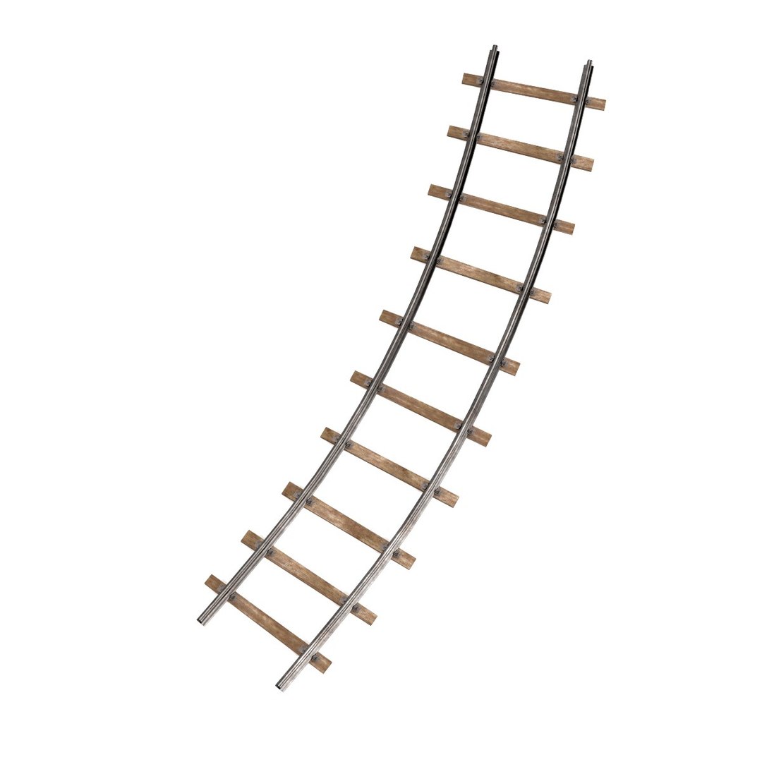 3dsmax Railroad Line Bend