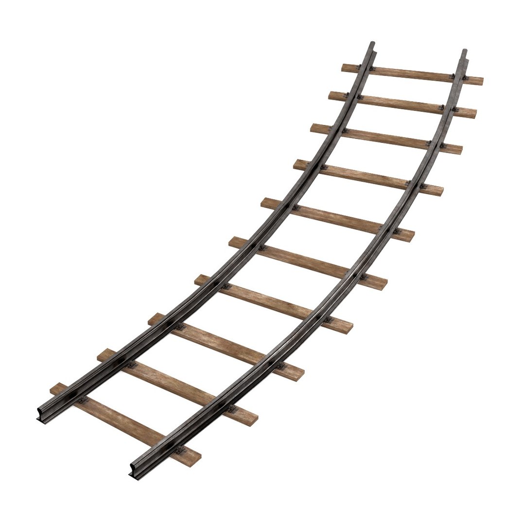 3dsmax Railroad Line Bend