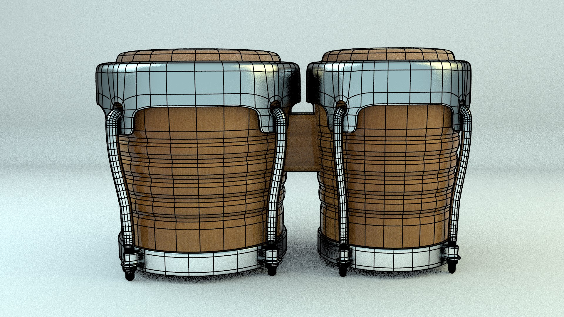3d Bongo Drums
