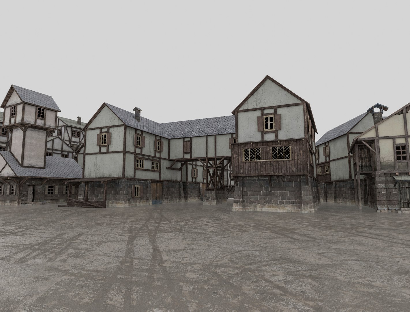 House Fachwerk 3D Model - TurboSquid 1604973