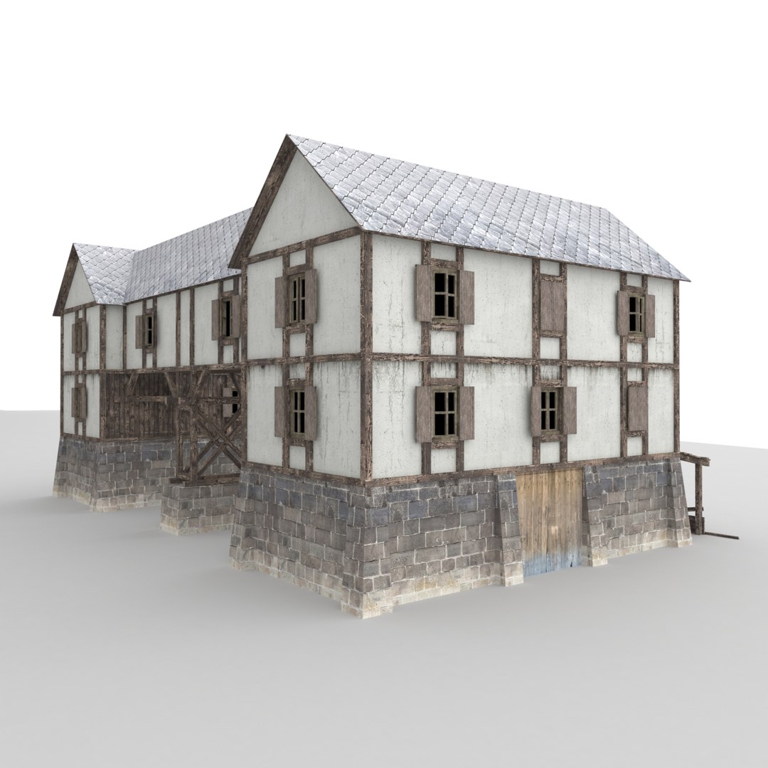 House Fachwerk 3D Model - TurboSquid 1604973