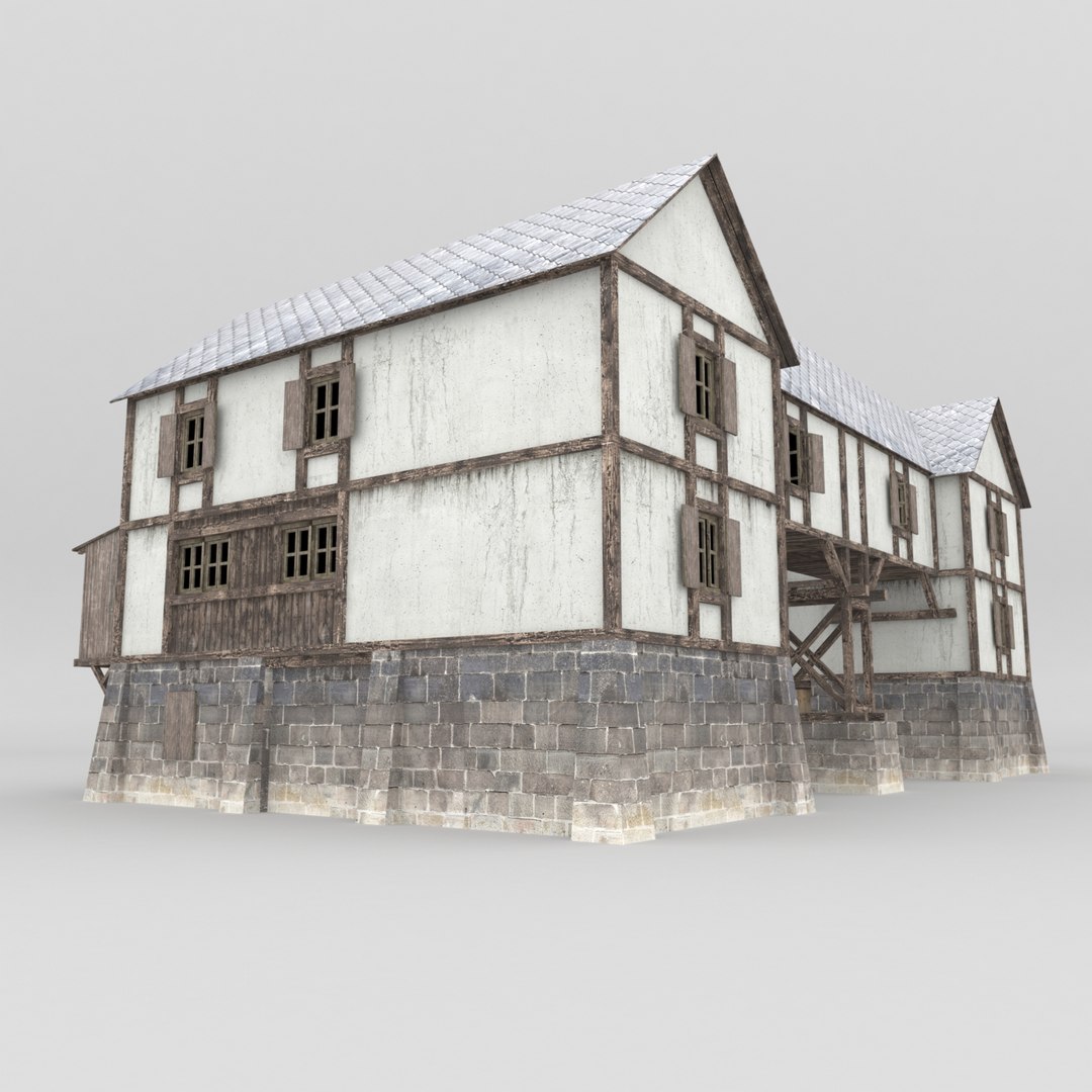 House Fachwerk 3D Model - TurboSquid 1604973