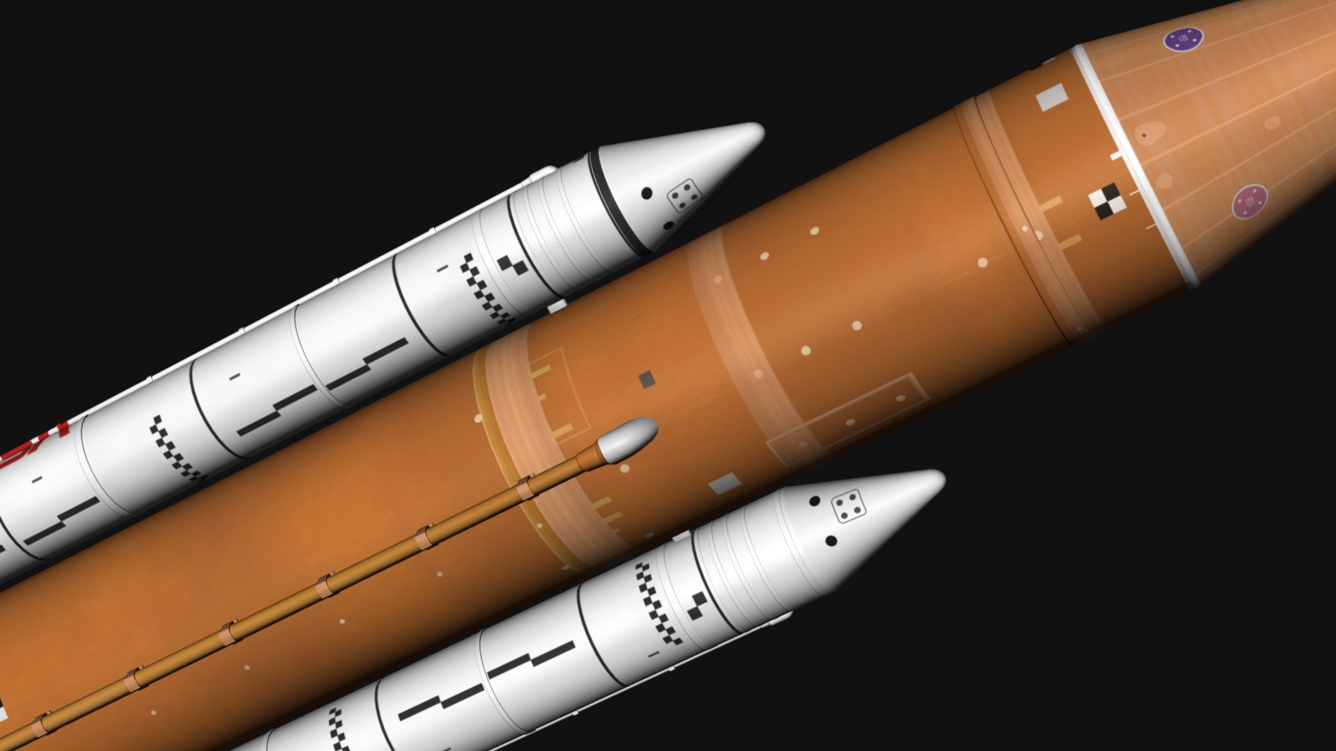 3D Space Launch System SLS - TurboSquid 1875396